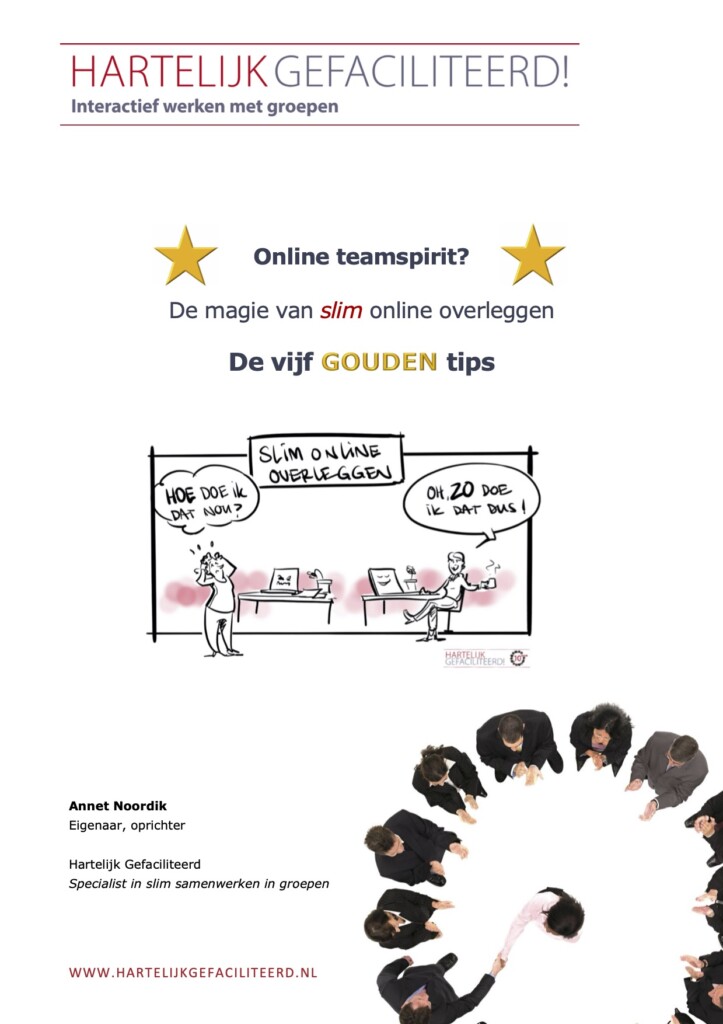 5-stappenplan voor slim online overleggen - Hartelijk Gefaciliteerd